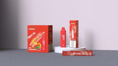 China 2-5%Mg 1500 Puffs Disposable Vape 800mAh Battery 7W-12W for sale