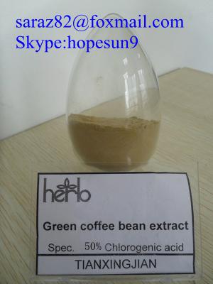 China pure natural Green Coffee Bean Extract CAS Number: 327-97-9 for sale