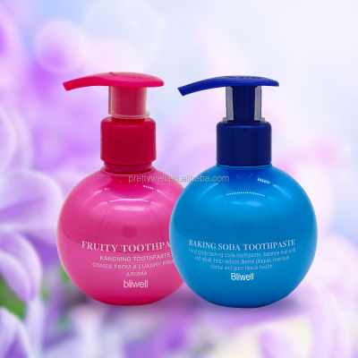中国 重曹の歯磨き粉のブルーベリーのいちごの味を白くする220g 販売のため
