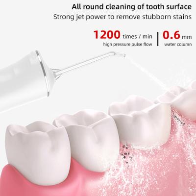 Cina Acqua professionale Flosser di Irrigator di cure odontoiatriche del dispositivo di rimozione della placca batterica della casa IPX7 e di viaggio in vendita