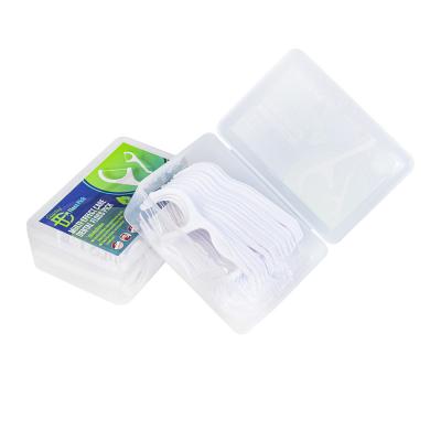 Cina Disposable hotel viaggio uso a domicilio pulizia dentale Dental Floss Zucchero per denti Pulizia dentale Floss Sticks in vendita