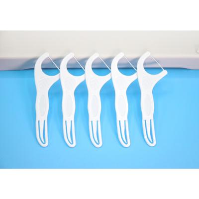 Cina Disposable hotel viaggio uso a domicilio pulizia dentale Dental Floss Zucchero per denti Pulizia dentale Floss Sticks in vendita