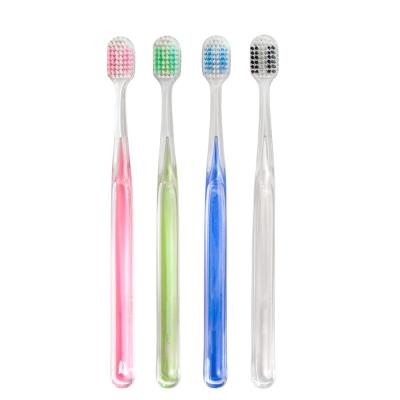 China Wholesale Luxury Crystal Teeth Whitening Toothbrush Bristles High-density Deep Cleaning Crystal Clear Brush Handle Tooth for sale