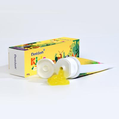 中国 DENTIFRESH 60g オレンジ味歯磨き粉 オレンジ味歯磨き粉 子供用ミニ容量歯磨き粉 販売のため