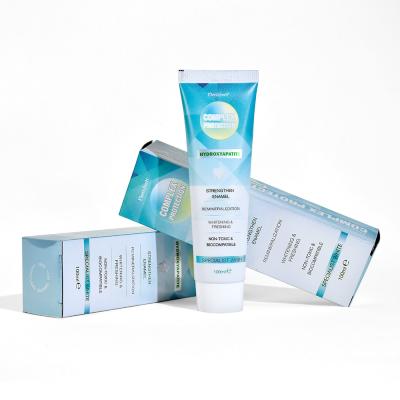 Cina DENTIFRESH 100 g di dentifricio a base di idrossiapatite, dentifricio a sapore di menta, dentifricio per adulti, dentifricio con logo personalizzato in vendita