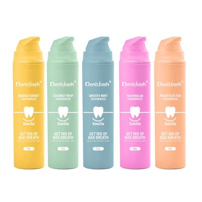 China Dentifresh 65g Flavorful Toothpaste Selection: From Smooth Mint to Watermelon - Eliminate Bad Breath for a Fresher Smile for sale