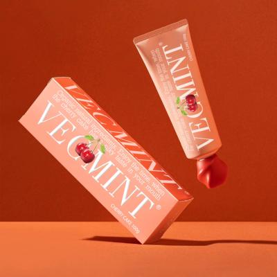 Китай Векминт Вишневый пирог Ароматизированная зубная паста - с органическими натуральными ингредиентами, восхитительный молочный оральный опыт продается