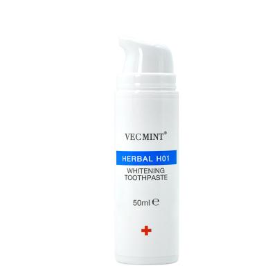 Китай 50 мл VECMINT Herbal H01 Whitening Toothpaste: Естественные растительные ингредиенты для эффективного отбеливания продается