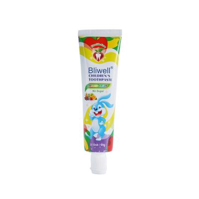 China Cavity Removal 60G Safe Organic Children'S Toothpaste For over 10 Month Old for sale