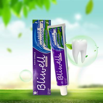 Cina Doppi denti freddi della menta 300g che imbiancano l'anti OEM della cavità dei dentifrici in pasta in vendita