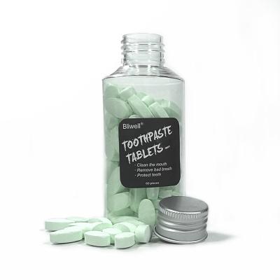 China Mouth Cleaning Healthy Natural Toothpaste Tablets Travel Toothpaste Tablets 100g for sale