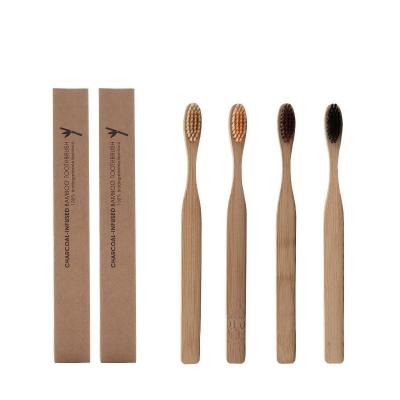 Cina Spazzolino da denti di legno concimabile della maniglia di Eco di viaggio di verde amichevole di bambù dello spazzolino da denti in vendita