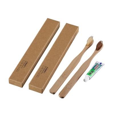 Cina Spazzolino da denti di legno concimabile della maniglia di Eco di viaggio di verde amichevole di bambù dello spazzolino da denti in vendita