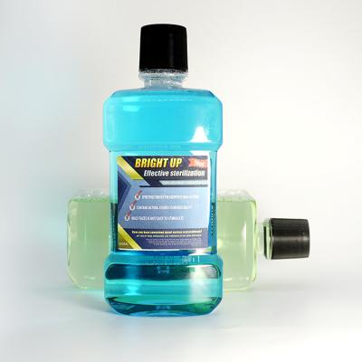 Cina Colluttorio di pulizia profondo del colluttorio 500ml del respiro di sapore della menta fresca anti cattivo in vendita