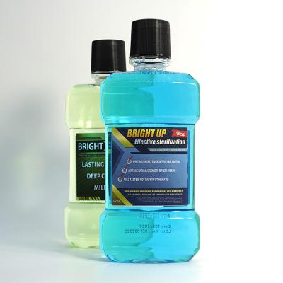 Cina Colluttorio di pulizia profondo del colluttorio 500ml del respiro di sapore della menta fresca anti cattivo in vendita