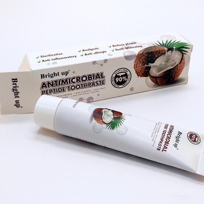 Cina Nuovo fluoruro microbico d'imbiancatura adulto del dentifricio in pasta di sapore della noce di cocco anti liberamente in vendita