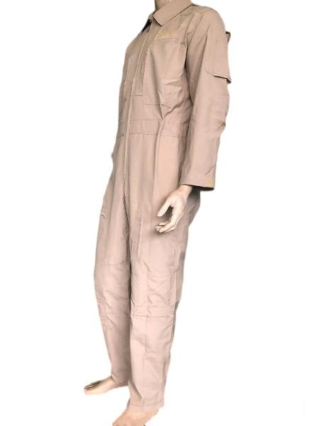 Quality One Piece Khaki Military Uniform Clothing Ripstop Flame Retardant For Electric for sale