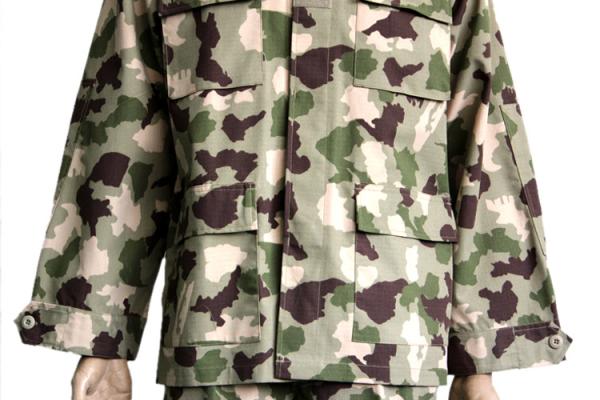 Quality Rip Resistant BDU Military Uniform Breathable For Nigeria Army Outdoor for sale