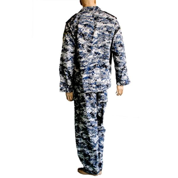Quality Epaulets Iraq BDU Army Uniform with Polyester / Cotton Fabric Multiple Pockets for sale