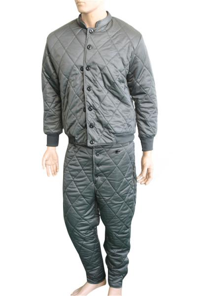 Quality Winter Men Quilted Military Jacket Liner with Cotton Filling Front Button for sale