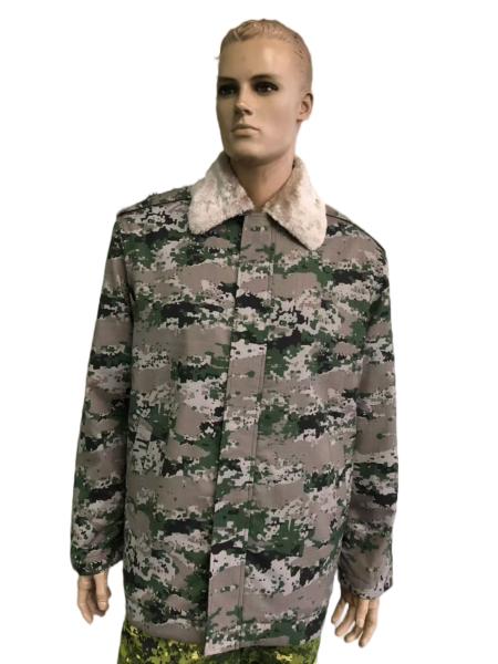Quality Winter Polyester / Cotton Camouflage Military Jacket For Saudi Army for sale