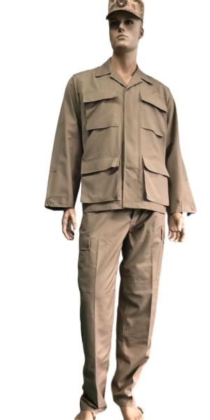 Quality Khaki Military BDU Uniform Set For Combat And Outdoor, Combat,  Hunting for sale