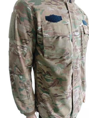 Cina Giacca militare di moda camuffata con cerniera e velcro per indossare comodamente in vendita