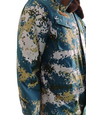 Cina Giubbotto Tactical Blue Camo Isolato Distaccabile Termico e cintura regolabile in vendita