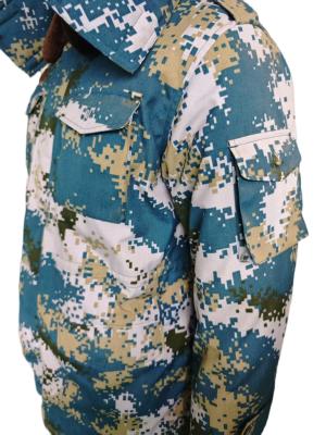 Cina Giubbotto Tactical Blue Camo Isolato Distaccabile Termico e cintura regolabile in vendita