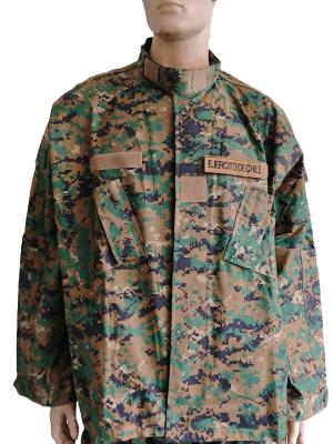 Cina Uniforme di campo tattico verde 50 50 miscela di cotone di nylon in vendita