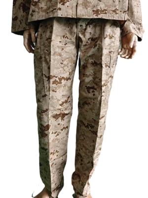 Cina Tactical Desert ACU Pro Set 4 tasche Camicia da combattimento con 6 carico Pantaloni a gambe rette Pantaloni tattici impermeabili Indossare resistenza Escursioni in mare aperto Abbigliamento tattico in vendita