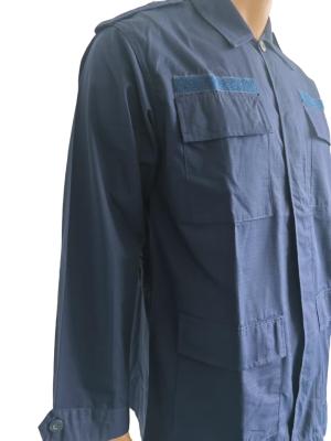 Cina Stile vintage BDU Navy Blue Uniforme militari Abbigliamento BDU Uniforme attrezzature di difesa personale in vendita