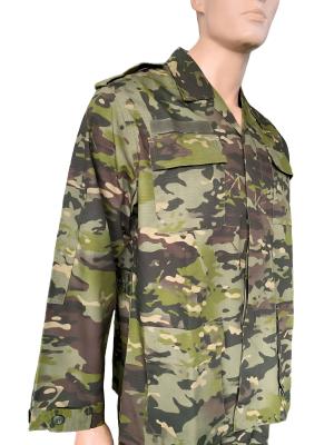 China Groen Custom 65 Polyester 35 Katoen BDU Langmouw Tactical Combat Suit Jacket Camouflagebroek Te koop