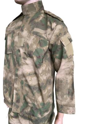 China ACU-stijl Jungle Camo Tactische trainingspak Set Militair Camo Combat Training Uniform 230gsm Heavy Duty Tear Resistant Fabric Jacket And Pants Te koop