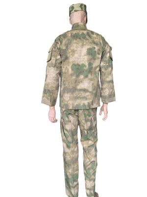 China ACU-stijl Jungle Camo Tactische trainingspak Set Militair Camo Combat Training Uniform 230gsm Heavy Duty Tear Resistant Fabric Jacket And Pants Te koop
