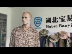 디저트 디지털 카모 BDU 스타일 훈련 유니폼 (버튼 시스템)