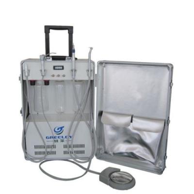 China New Portable Dental Turbine Unit With Air Compressor Syringe High Low Handpiece for sale