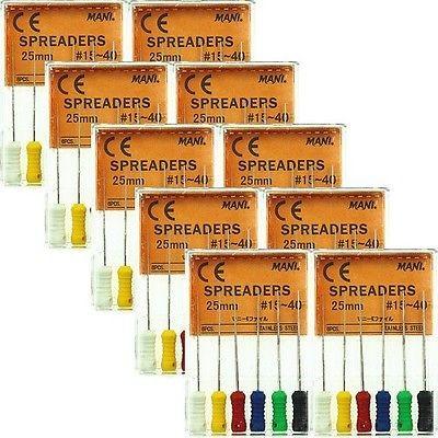 China Mani Spreaders Stainless Steel Endo Root Canal Hand Files adurable for sale