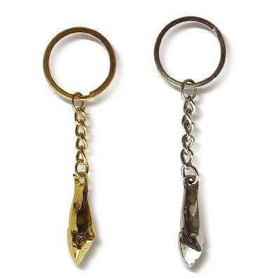 China Dental Keychain For Dentist Team Gift Tooth Canine Color Gold or Silver for sale