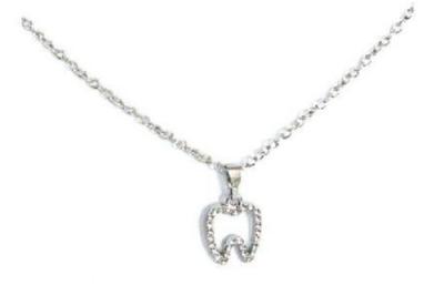 China TOOTH SHAPE NECKLACE FOR DENTIST AND DENTAL HYGIENIST AND DANTAL ASSISTANT for sale