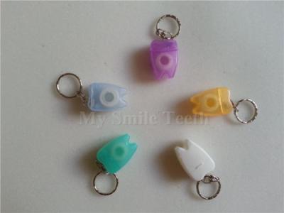 China Dental Floss Key Chains Mint Flavor Dental Clinic Gift for sale
