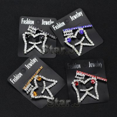 China Dentist Dental Clinic Gift Teeth Shape Molar Sparkly Brooch Breastpin for sale