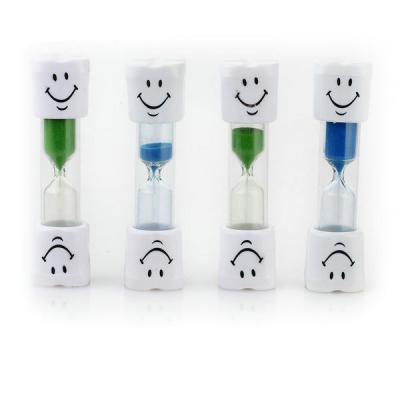 China SMILE Sand Timer - Various Colors Teeth Brushing 2 Minute Timer Dental Hygiene for sale