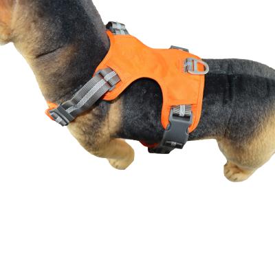 China Personalised Dog Hiking Harness With Handle For Back Legs Large Soft Breathable Waterproof for sale