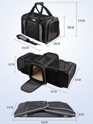 Cina Extensible Foldable Portable Travel Outdoor Backpack Handbag Pet Dog Cat Small Animal in vendita