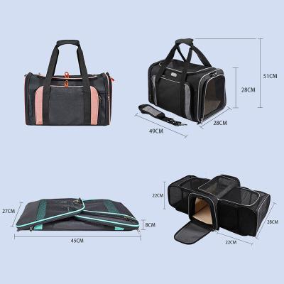 Cina Extensible Foldable Portable Travel Outdoor Backpack Handbag Pet Dog Cat Small Animal in vendita