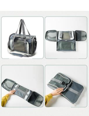 Cina Heavy Duty Waterproof Pet Carrying Pouch In Black / Gray Strong Dog Friendly in vendita