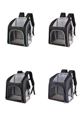 Cina Customization Pet Dog Cat Travel Carrier Backpack With Breathable Mesh in vendita