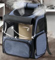 China Luxury Cat Shoulder Bag Travel Expandable Multi Function Pet Carrier Backpack for sale