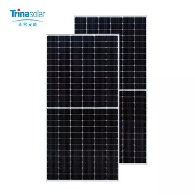 中国 500w Trinaのモノクリスタル太陽電池パネル166x166mm太陽熱発電システムのための150個の細胞モジュール 販売のため